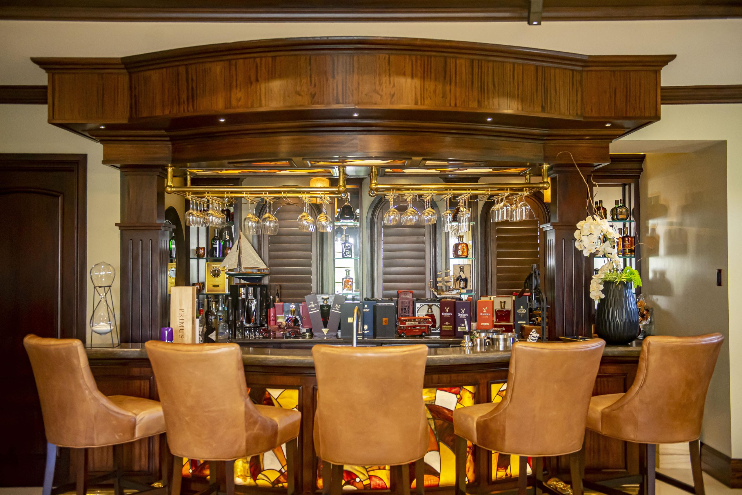 Bar design and Entertainment Centre in Trinidad and Tobago.